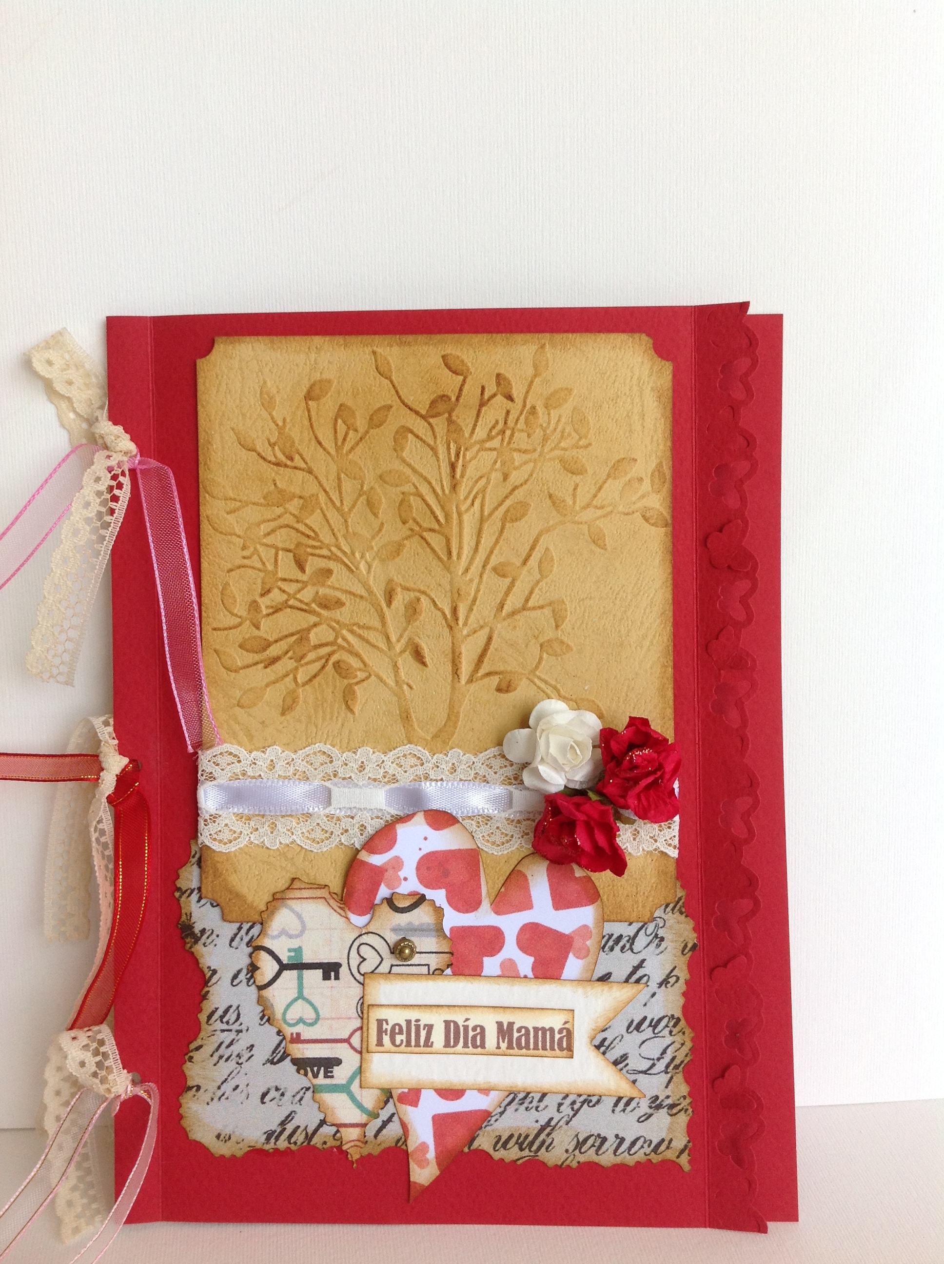 Tarjeta Scrapbook Para El Dia De La Madre 20 Claudia Rafaella