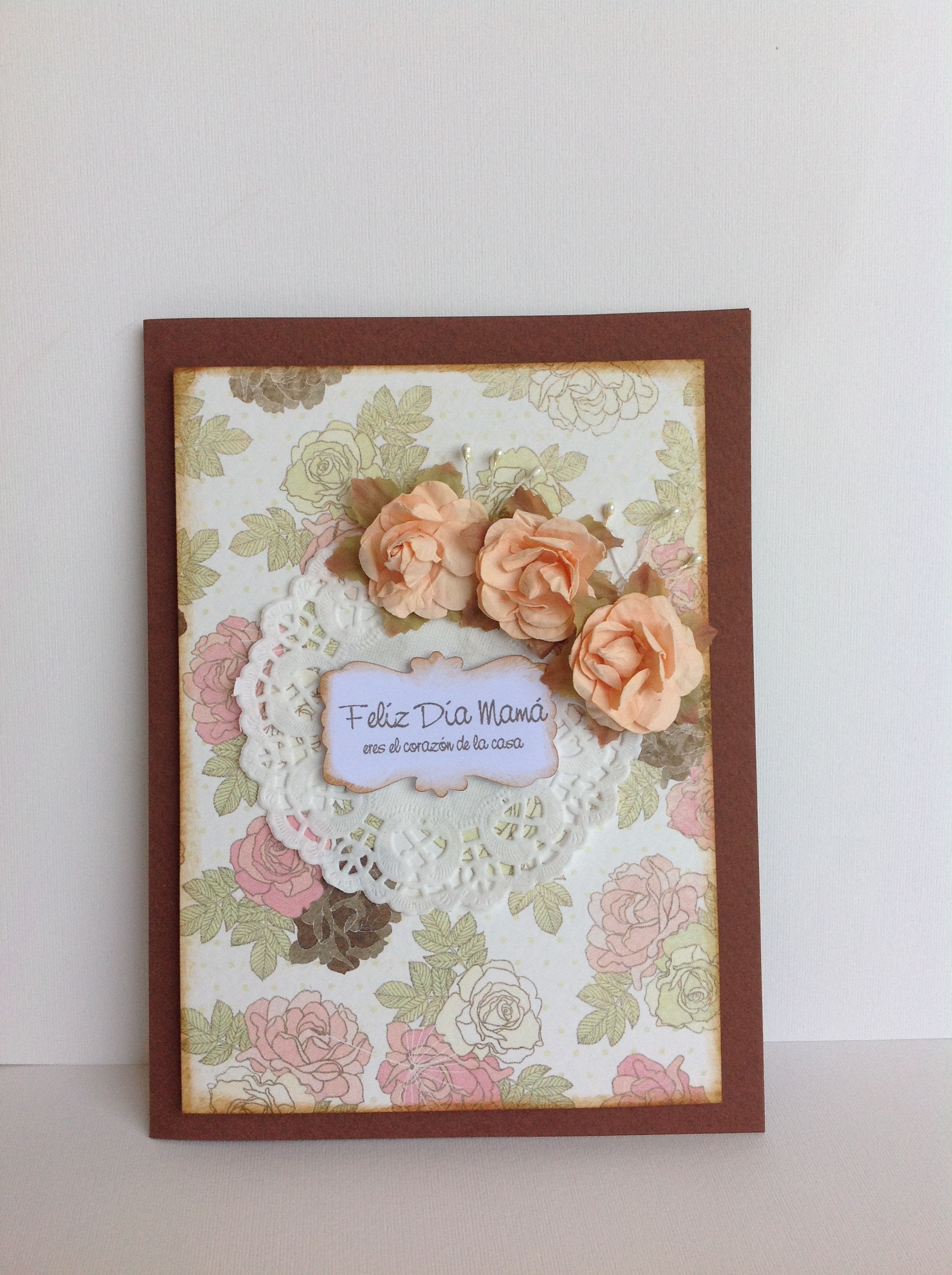 Tarjeta Scrapbook Para El Dia De La Madre 3 Claudia Rafaella